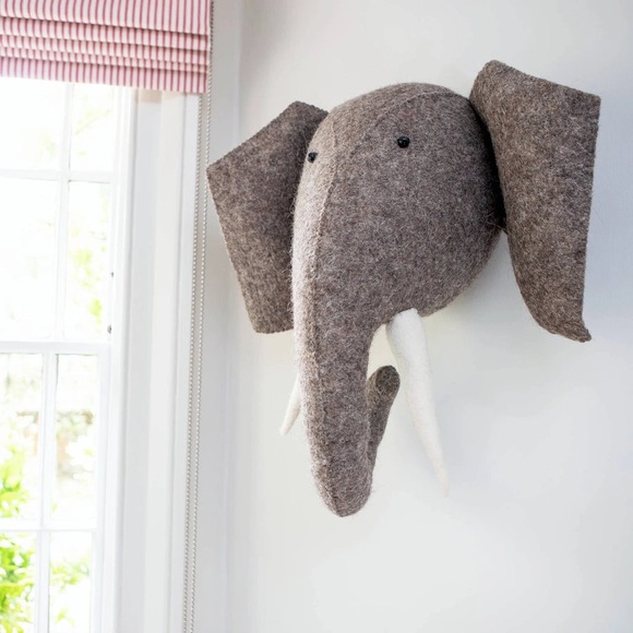 Fiona Walker | Accents | Fiona Walker Designer Felt Elephant Head ...